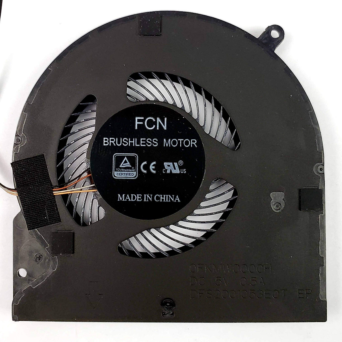 CPU & GPU Cooling Fan Replacement for Razer Blade 15 Advanced (2018-2021) 15.6" RZ09 RZ09-02385E92 RZ09-02386E91 RZ09-0288 RZ09-0301 RZ09-0330 DFS2001053E0T DFS551205WQ0T