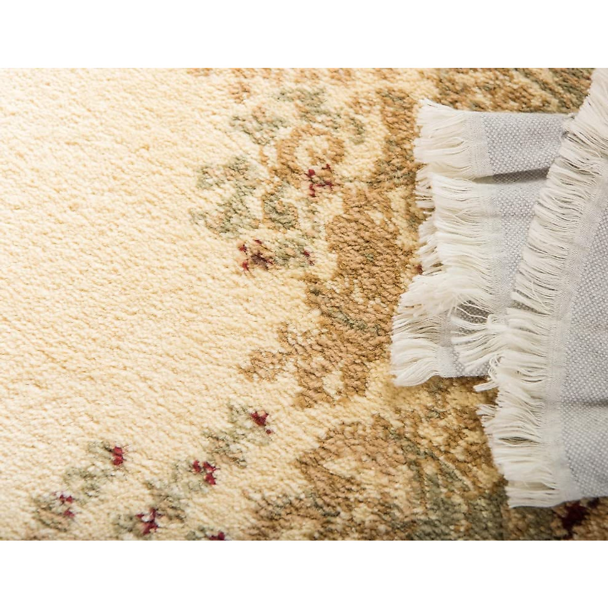 Unique Loom Versailles Collection Traditional Classic Border with Medallion Motif, Area Rug (10' 0 x 13' 0 Rectangular, Green/ Ivory)