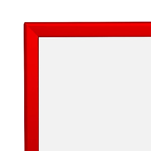 SnapeZo Photo Frame 16x20, Red, 1.25 Inch Aluminum Profile, Front-Loading Snap Frame, Wall Mounting, Professional Series