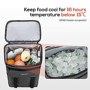 TOURIT Backpack Cooler Leak Proof 28 Cans Cooler Backpack Insulated Waterproof Cooler for Men and Women, Picnic, Hiking, Work, Trip