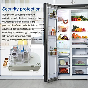 215846602 Refrigerator Defrost Timer Repl.#215846606 240371001 for Frigidaire Kenmore Gibson Kelvinator Tappan Uni Westinghouse Crosley Electrolux D7004112, DG187005 by BLUE ELF