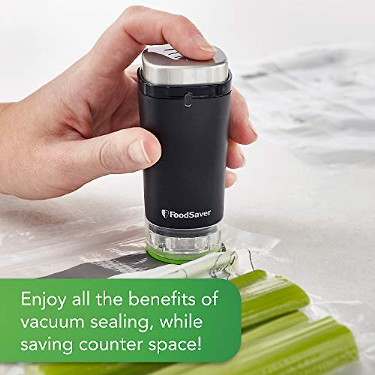 FoodSaver 31161370 Cordless Food Vacuum Sealer, Handheld