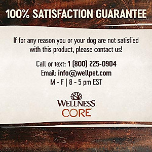 Wellness CORE+ Grain-Free Dry Dog Food, Natural Ingredients, Made in USA with Real Freeze-Dried Meat (Adult, Turkey, 20 lbs)