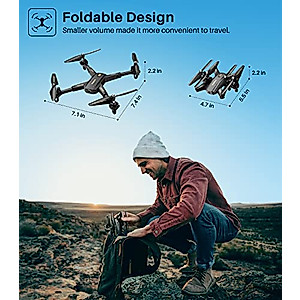 SYMA Drone with Camera 1080P HD FPV Cameras Remote Control Toys RC Quadcopter Helicopter Gifts for Boys Girls Adults Beginners with Altitude Hold, Headless Mode, One Key Start, 3D Flips 2 Batteries