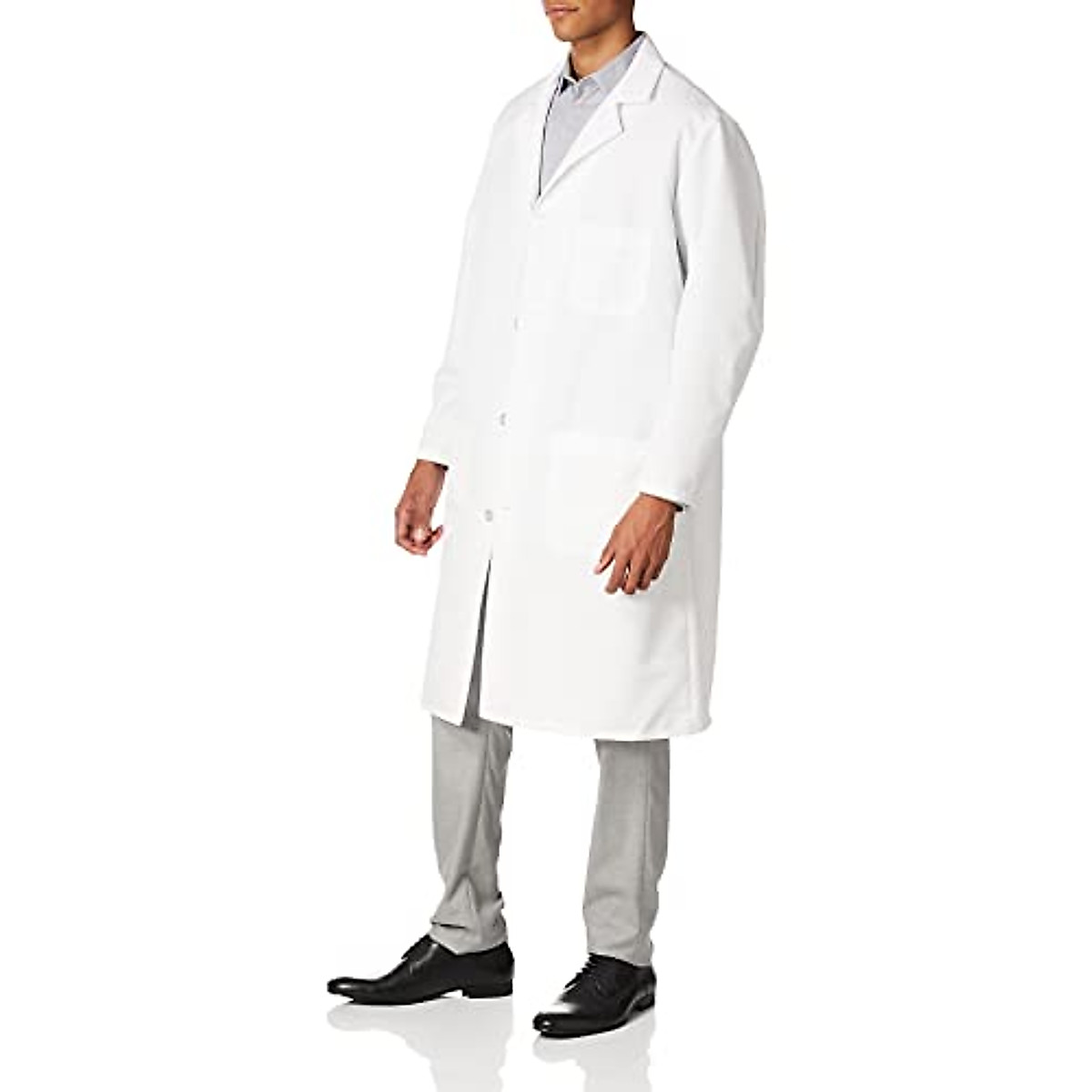 Red Kap Men's Exterior Pocket Lab Coat, White, Medium