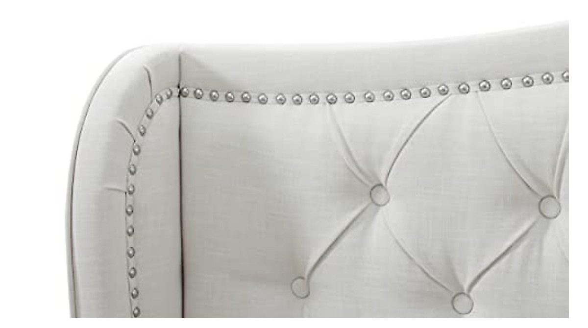 Jennifer Taylor Home Marcella King Bed Set - Elegant Upholstered Design