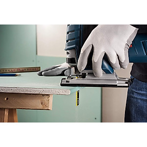 BOSCH T141HM1 1-Piece 4 In. 6 TPI Carbide-Tipped Special for Fiber and Plaster T-Shank Jig Saw Blades