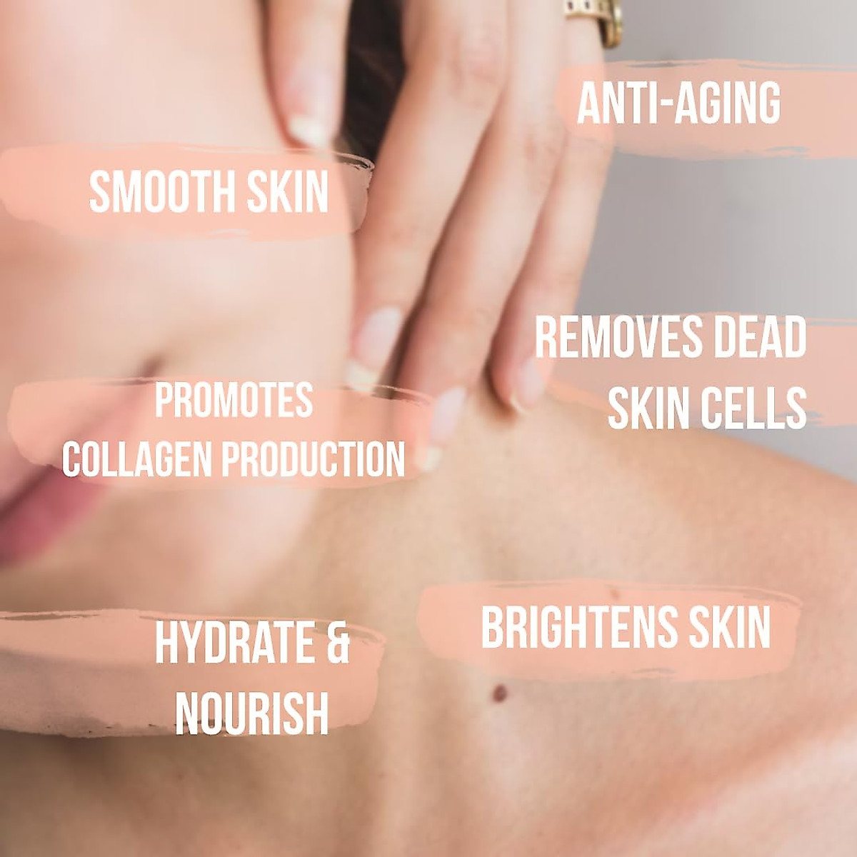 Himalayan Salt Body Scrub, Pink Exfoliator For Women, Exfoliating Scrub for Soft Skincare, Removes Dead Skin Cells, Natural Face Foot Hands Exfoliation Deep Cleansing & Moisturize Skin Large 12oz Jar