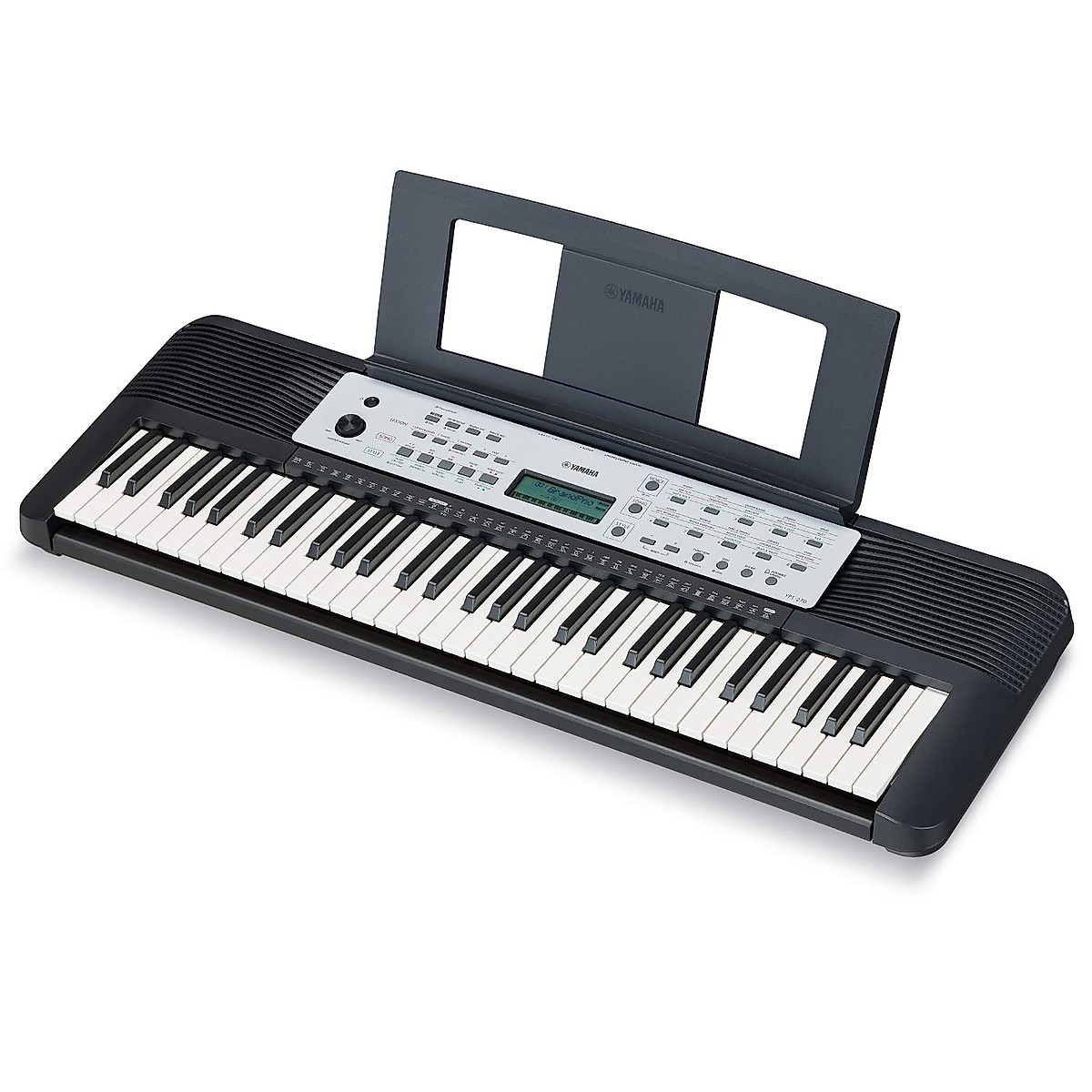 Yamaha YPT270 61-Key Portable Keyboard With Power Adapter (Amazon-Exclusive),Black
