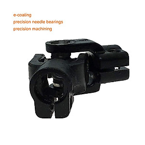 Intermediate Steering Shaft Universal U Rag Joint Coupler Lower Fits 2008-2012 Ford Escape Lower 2008-2011 Mercury Mariner Mazda Tribute Replace 8L8Z3B676E 8L8Z3B676C ZZC032850B 425-358