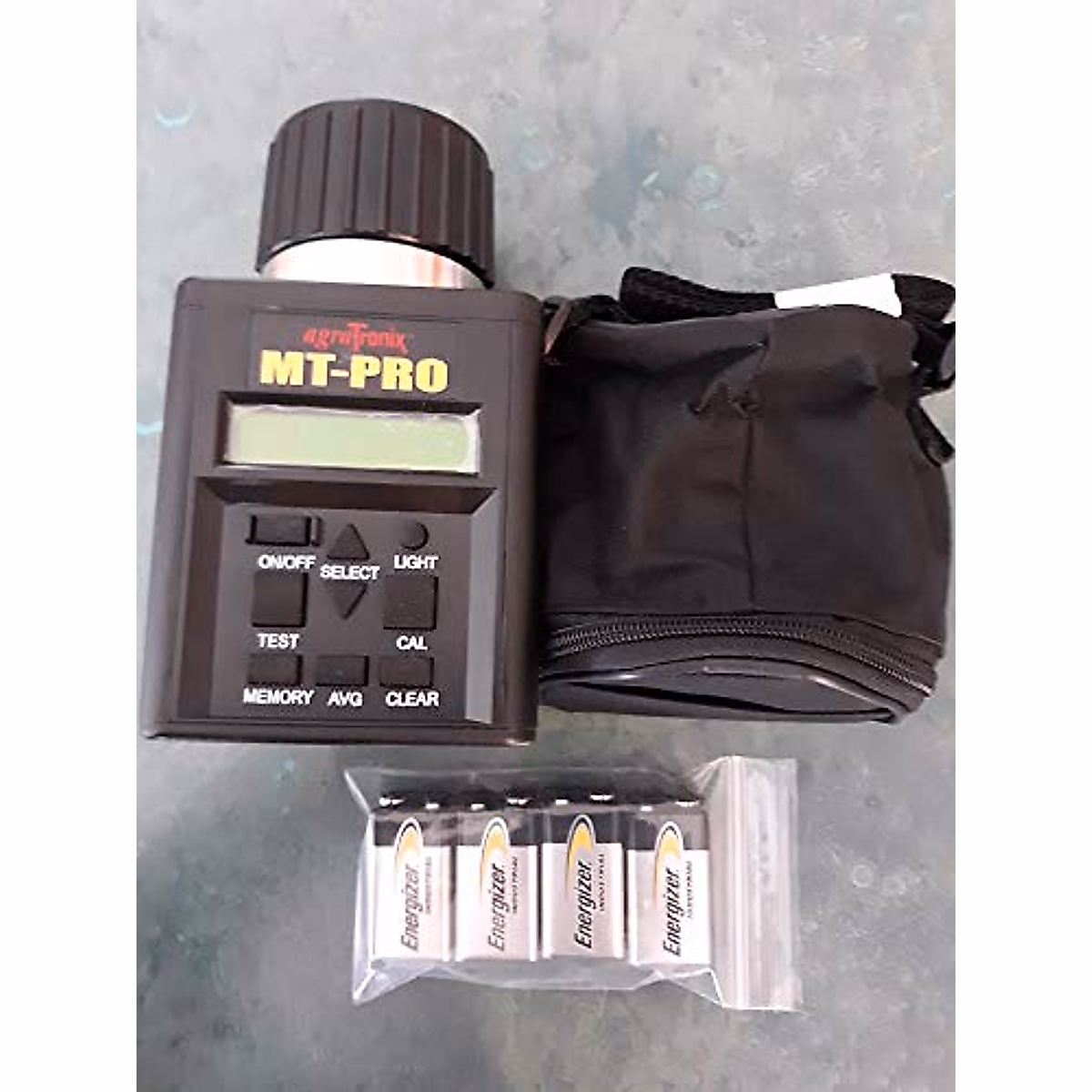 Agratronix MT-Pro Portable Moisture Tester for Grain with Digital Meter Readout, Grain Tester with Carry Case