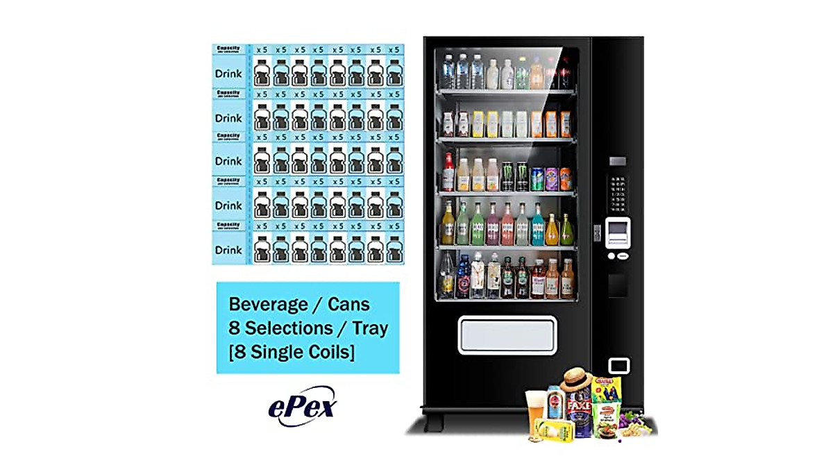 EPEX Beverage Vending Machine with Temp Control