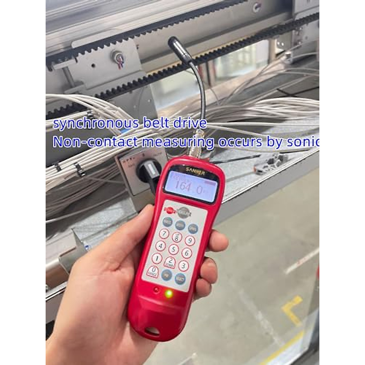 Sonic Belt Tension Meter U-508 SANKER Belt Tension Tester Tensiometer with Frequency Range 10Hz to 5000Hz Tension Range 0.01 to 99900N