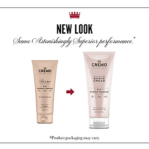 Cremo Jasmine Tuberose (Reserve Collection) Moisturizing Shave Cream, Astonishingly Superior Ultra-Slick Shaving Cream Fights Nicks, Cuts and Razor Burn, 6 Fl Oz (2 Pack)