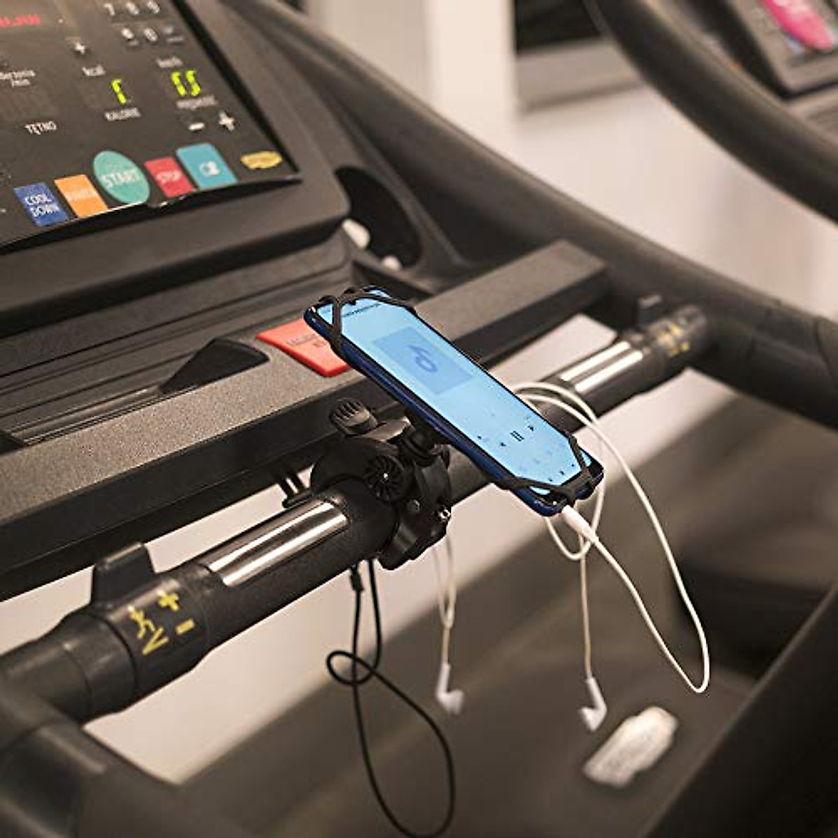 Universal Cell Phone Holder Mount - Golf Cart, Push Cart, Baby Stroller, Shopping Cart, Bike, Motorcycle, Boat, Spin Bike, Bicycle Handlebars - iPhone, Samsung Galaxy and Note, Pixel, Any Smartphone