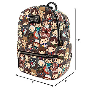 Loungefly Disney Snow White and the Six Dwarfs Floral Watercolor Allover Print Mini Backpack