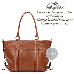 Patricia Nash Carducci Tote Purse for Women - Leather Tote Bag for Women - Designer Handbags For Women - Women Handbags - Leather Purses For Women - Leather Handbags For Women - Tan Leather Purse