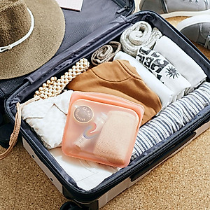 Stasher Platinum Silicone Food Grade Reusable Storage Bag, Blueberry (Sandwich) | Reduce Single-Use Plastic | Cook, Store, Sous Vide, or Freeze | Leakproof, Dishwasher-Safe, Eco-friendly | 28 Oz