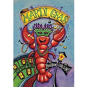Toland Home Garden 112605 Celebration Crustacean Mardi Gras Flag 12x18 Inch Double Sided for Outdoor Party House Yard Decoration