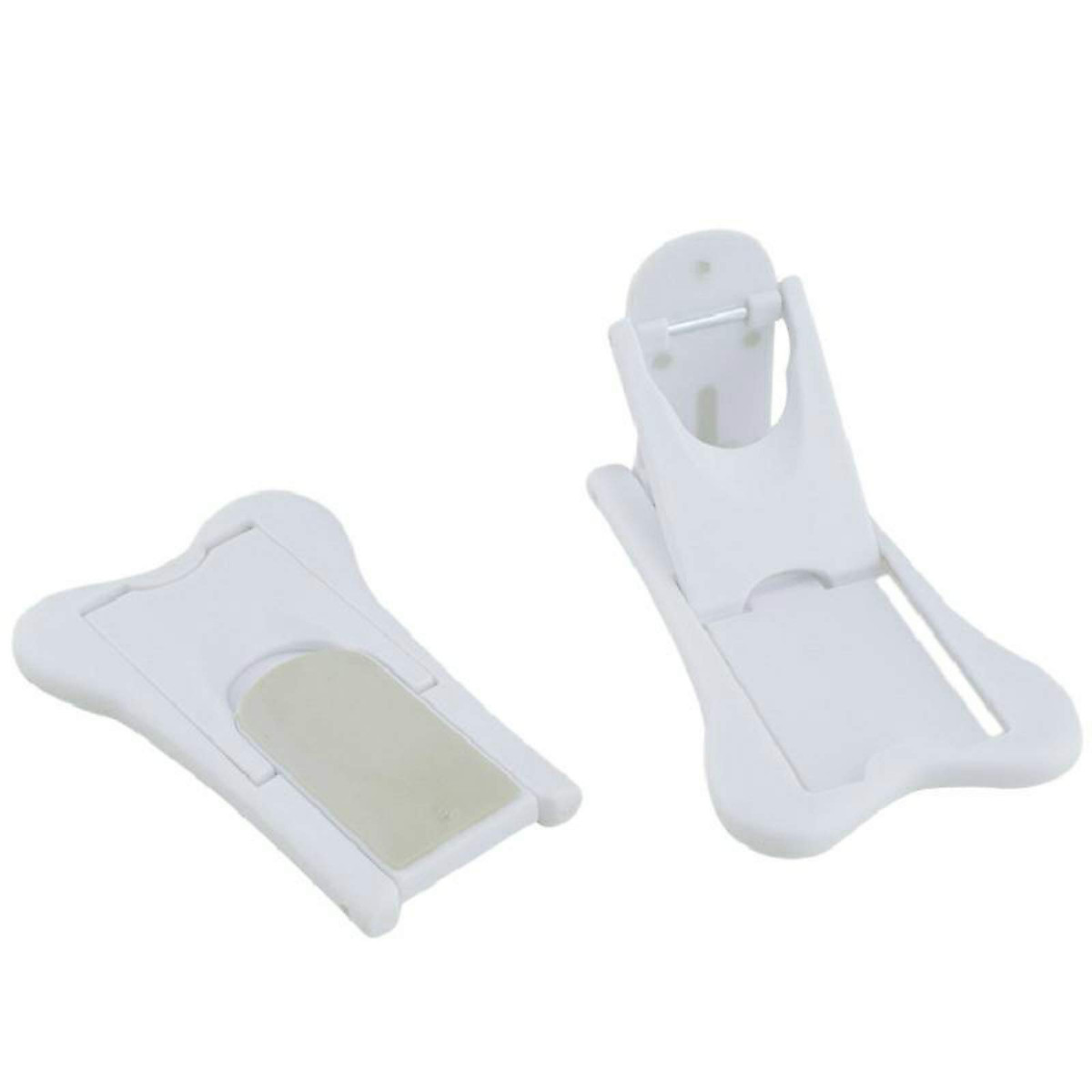 QWEQWE Sliding Door Lock for Child Safety - Baby Proof Doors & Closets. Childproof Your Home with No Screws or Drills,Child Safety Window Stopper(Set of 2, White)