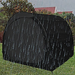 H&ZT Bike Storage Tent Outdoor Bike Cover Waterproof Lawn Mower Garden Tools Shed (B4-6.5' x 5.3'x 5.3')