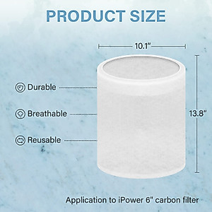 iPower 6 Inch Replacement Pre-Filter for 6" Carbon Filter