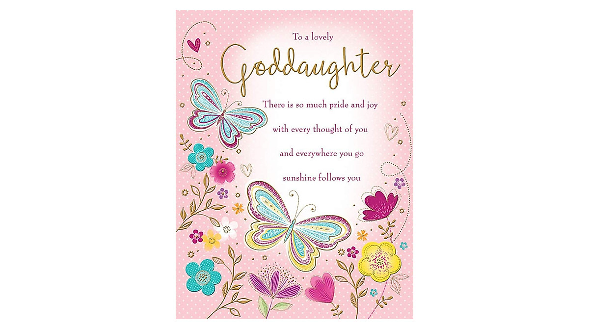 Goddaughter Birthday Card - Piccadilly Greetings