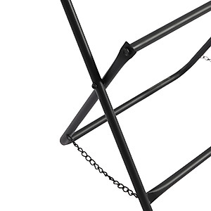 BeiseYu Single Axle Cable Caddy, Commercial Industrial Grade Steel Wire Rack Dispenser, Foldable Electrical Wires Dolly Spinner, Max Weight 66 Lbs (Black)