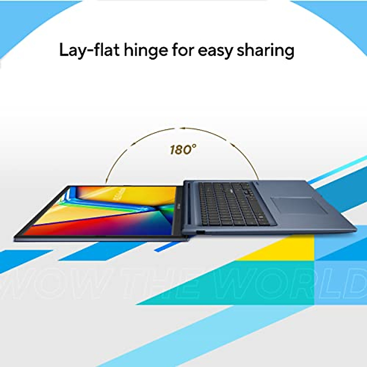 ASUS Vivobook 17 Laptop, 17.3” HD+ Display, Intel Core PENTIUM 8505 CPU, Intel UHD Graphics, 8GB RAM, 256GB SSD, Windows 11 Home, Quiet Blue, F1704ZA-DS24