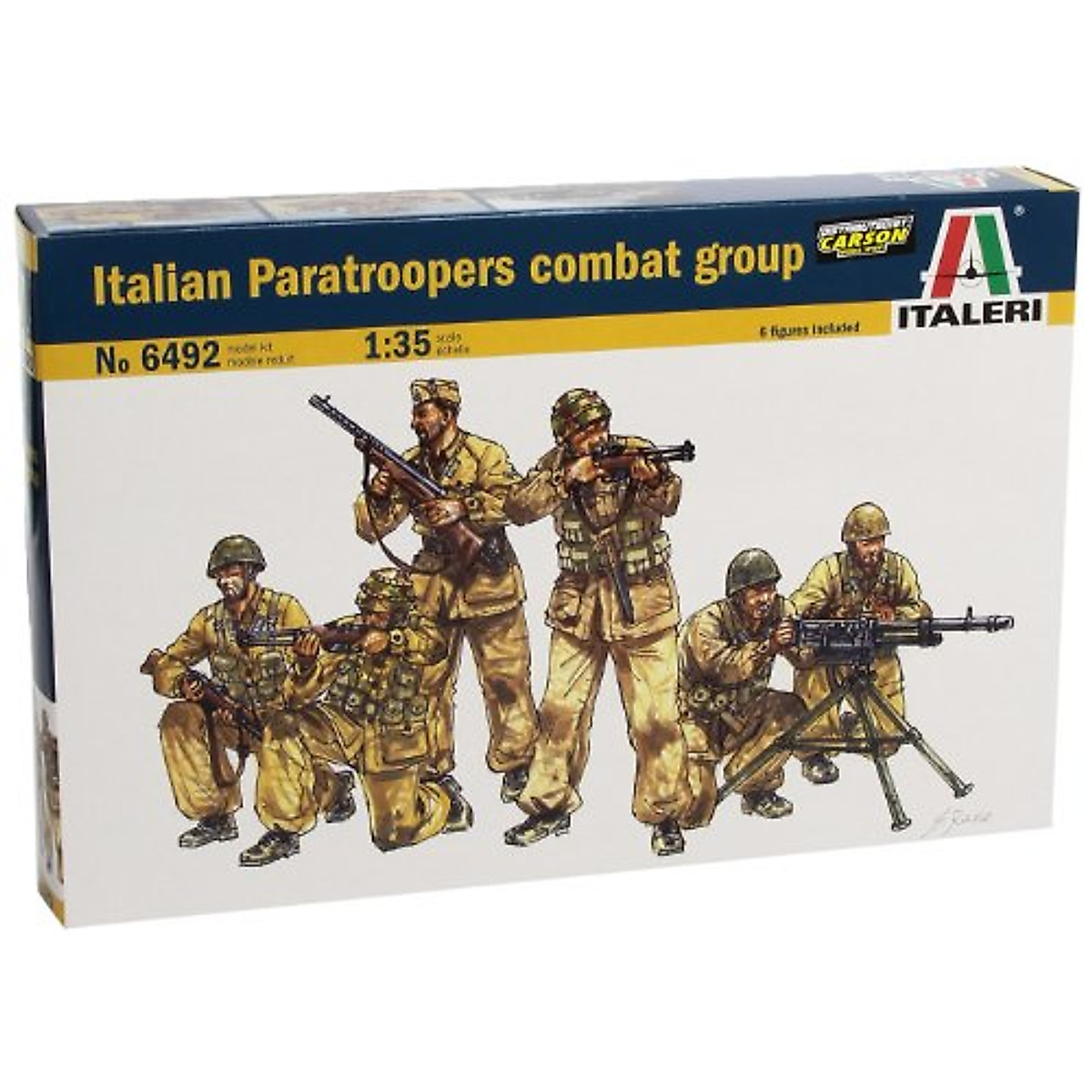 Italeri Models Italian Paratrooper Combat Group Kit