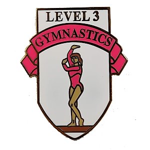 Snowflake Designs Level 3 Gymnastics Pin - #1103