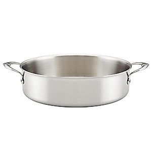 Thomas Keller Insignia by Hestan - Stainless Steel 9 Quart Rondeau, Induction Cooktop Compatible