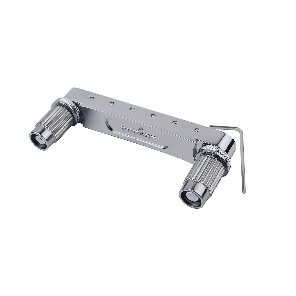 Guyker Guitar Saddle Bridge - Tune-O-Matic Bridges with Studs Replacement for LP EPI 6 String Electric Guitar (GM003, Chrome)