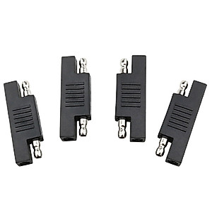 Haidong-SAE Polarity Reverse Adapter SAE Polarity Reverse Quick Disconnect Cable Plug Adapter For Solar Panel Battery Power Charger-4PCS