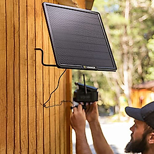 VOSKER 2 in 1 Solar 15,000 mAh Wireless Outdoor Universal Charger USB Battery Pack Power Bank for Smartphones, Tablets, and Other Rechargeable Gadgets with mounting arm (IP66 Rating)