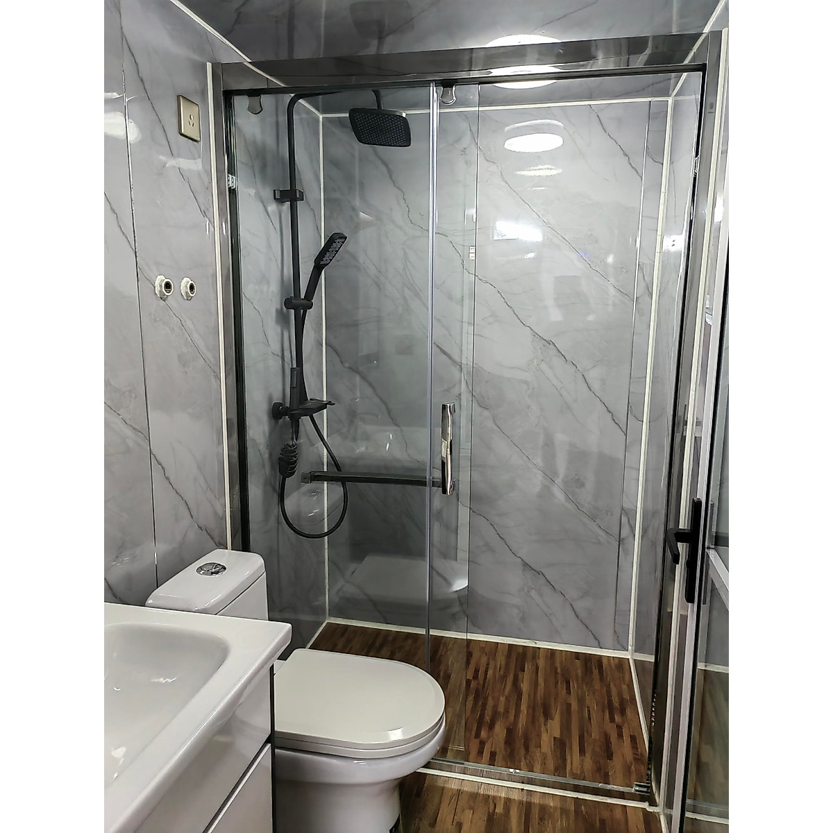 Almaro 40ft x 20ft Prefab Tiny Homes for Sale – Mobile Foldable Houses, Prefabricated Homes with Bathroom and Kitchen, Compact Living Solutions (40ft 2 Beds)