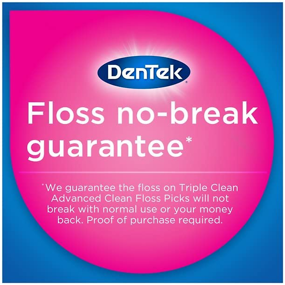 Dentek Triple Clean Floss Picks, Mouthwash Blast Fluoride Coating, 150-Count (2-Pack)