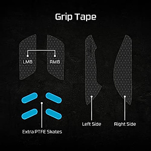 HyperX Pulsefire Haste – Gaming Mouse – Ultra-Lightweight, 59g, Honeycomb Shell, Hex Design, HyperFlex USB Cable, Up to 16000 DPI, 6 Programmable Buttons - Black/Red