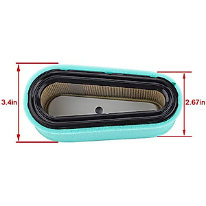 496894s 496894 Air Filter 272403S Pre Filter for BS 282700 691642 493909 4139 5053B 5053D 5053H 5053K John Deere LG496894JD LG496894S Craftsman lt 1000 24151 917.374356 Lawn Mower Air Filter