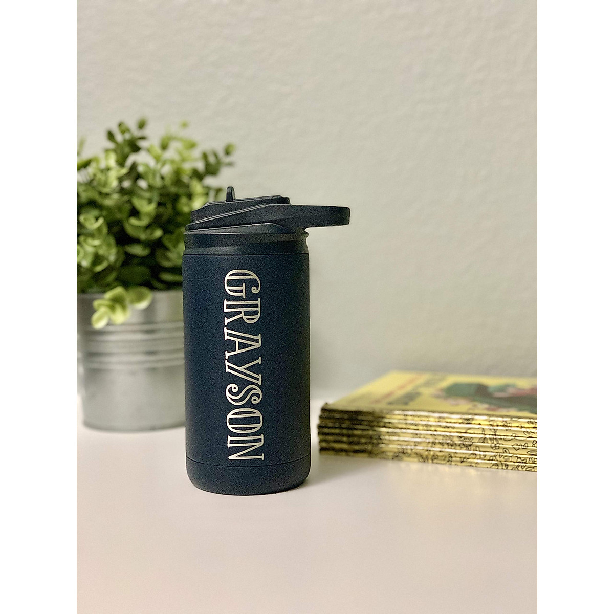 Personalized 12oz Kids Insulated Steel Tumbler - 41 Fonts