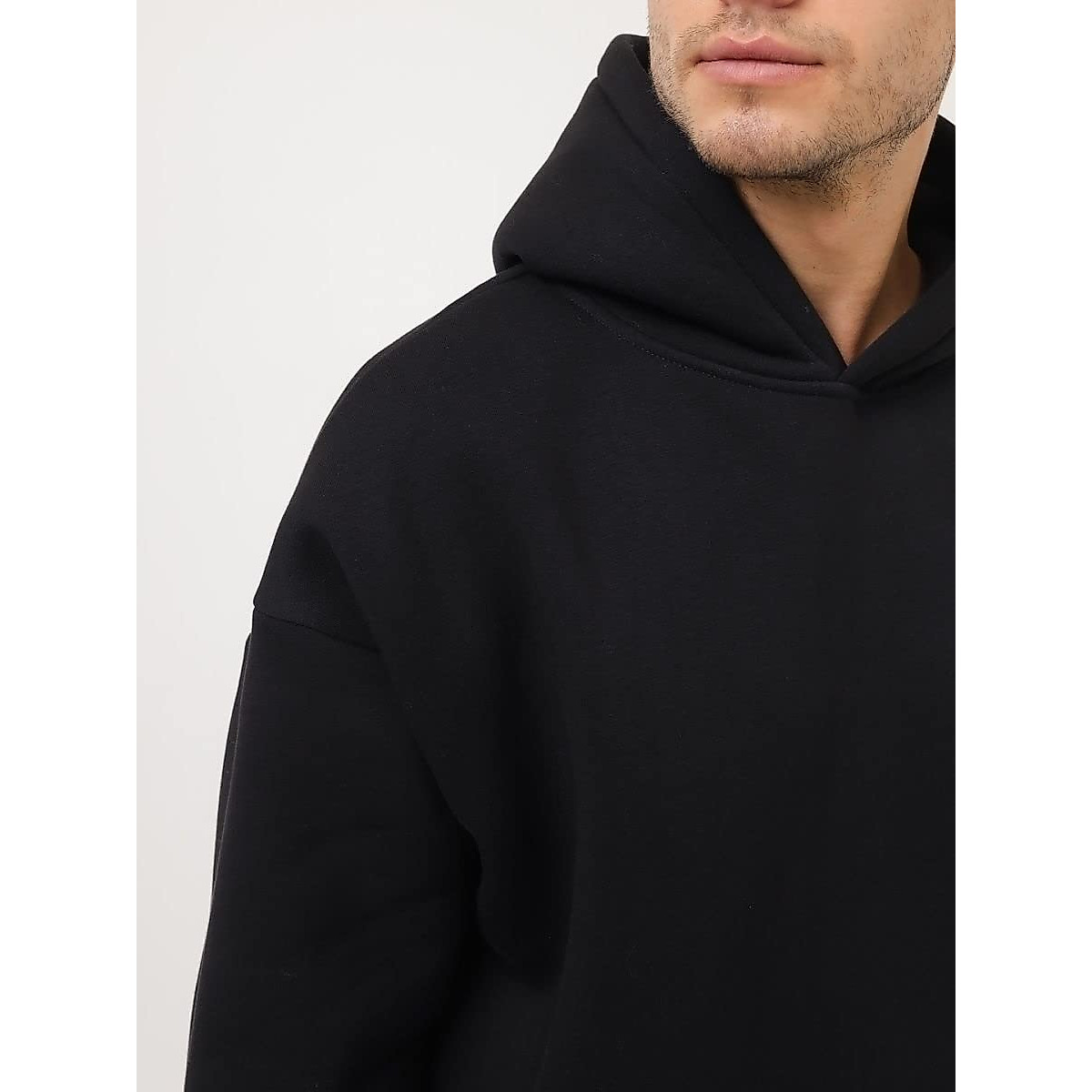 TUVEKE White Sweat Suits For Men Set 2 Piece Hoodie Jogger Track Suit Long Sleeve Tracksuit Running Jogging Sports Sweatsuits Hoodie and Pants M