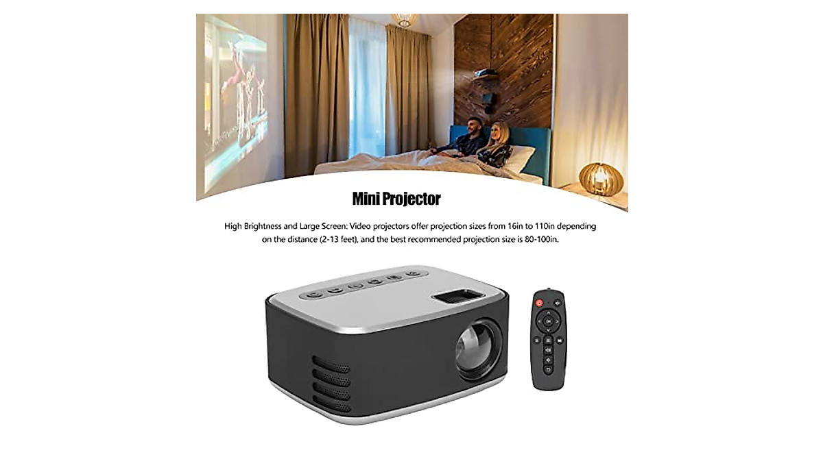 Mini Projector Full HD 1080P Portable Home Theater | Cryee