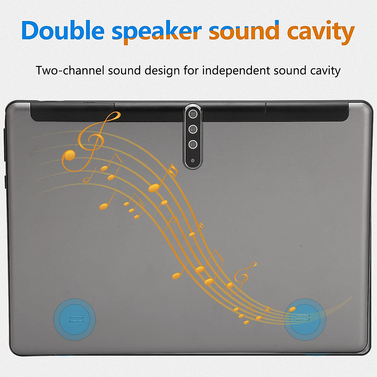 10.1 Inch Tablet Gray - 1960x1080 IPS HD Display, Kids Educational Tablet, 4GB RAM 64GB ROM, 10 Core Processor, 5MP + 13MP, Slim Metal Design, 8800mAh Long Lasting Battery