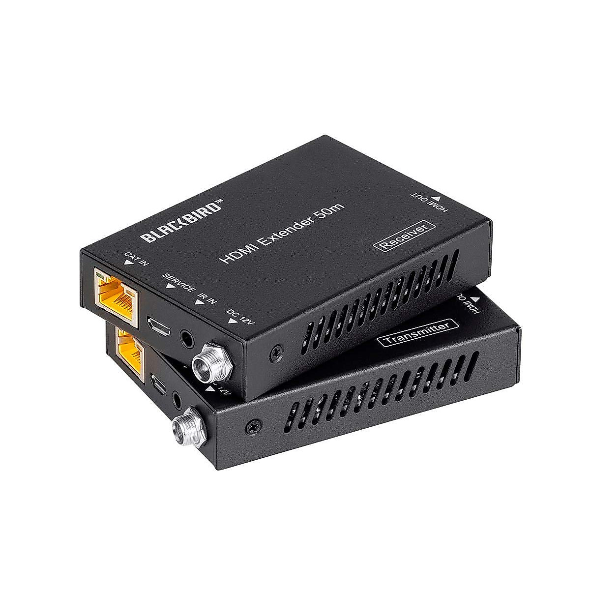 Monoprice Blackbird 4K HDMI Extender, 50m - 4K HDMI Extension to 164 Feet, HDMI 2.0, HDCP 2.2, 18Gbps
