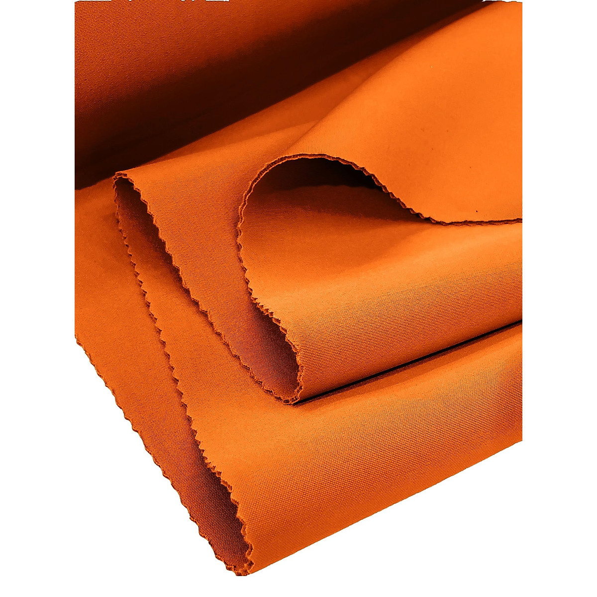 New Creations Fabric & Foam Inc, 58/60" Wide 90% Polyester / 10% Spandex Neoprene Scuba Fabric (Orange, 3 Yards)