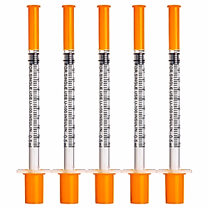 U-100 30 Gauge 1/2cc 5/16 inch (8mm), Pack of 100