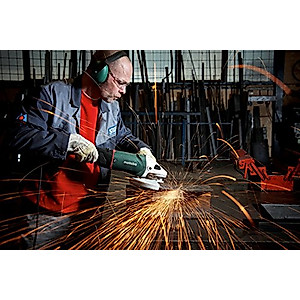 Metabo - 9" Angle Grinder - 6, 600 Rpm - 15.0 Amp W/Lock-On Trigger (606467420 24-230 MVT), Professional Angle Grinders