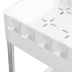 Otufan Under Sink Countertop Organizer, Abs Pull-Out Single-Layer Under Sink Countertop Organizer Storage Organizer for Kitchen Bathroom Cosmetic Storage(#2)