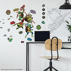 RoomMates Teenage Mutant Ninja Turtles Mutant Mayhem Characters Peel and Stick Wall Decals