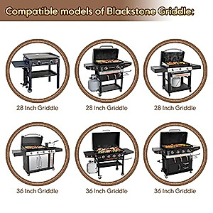 TIFMI - Blackstone Grease Cup Liners (50 Pack) for 36'' 28'' 22'' 17'' Inch Griddles, Aluminum Foil Drip Pan Liners for Blackstone 5017, Grill Grease Tray Blackstone Griddle Accessories